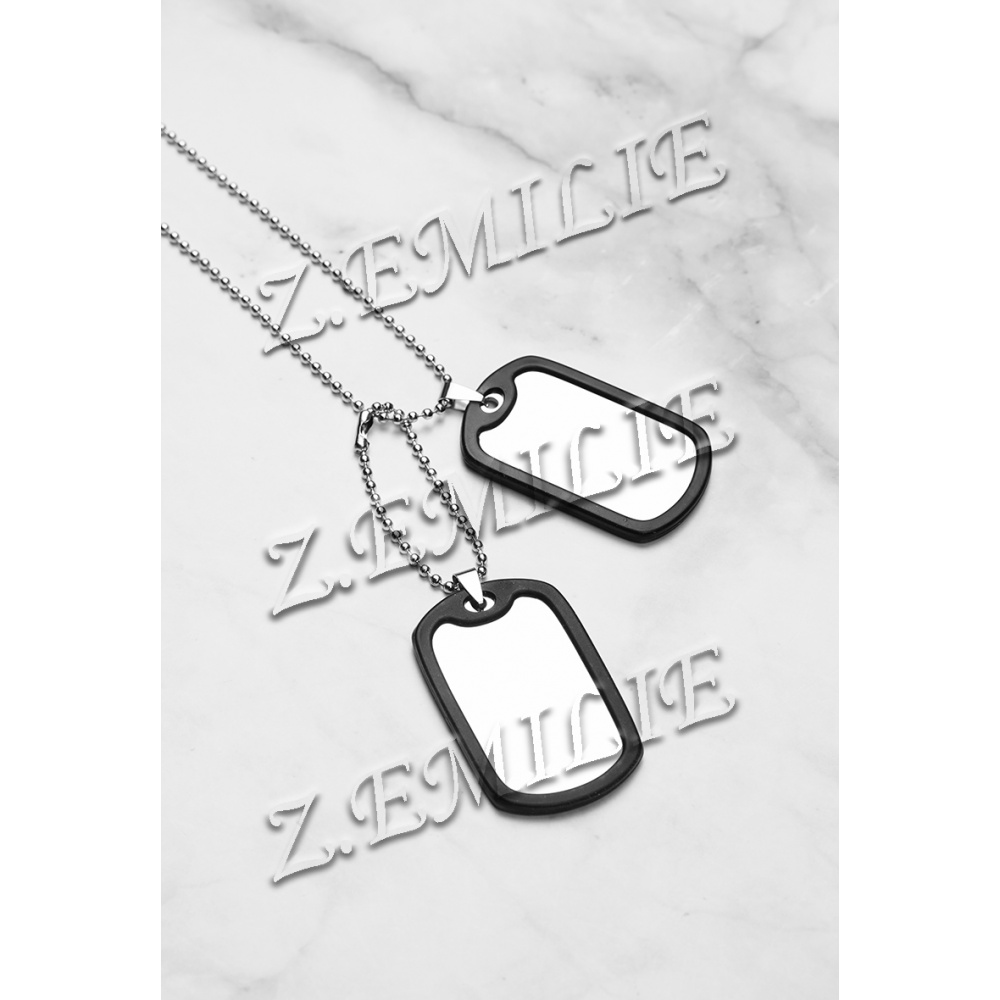 Collier acier militaire