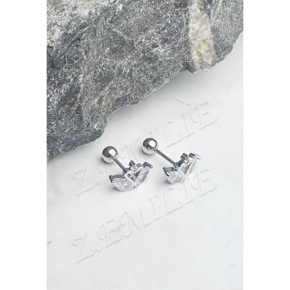 Piercing tragus et hélix double signe par paquet de 2 pièces